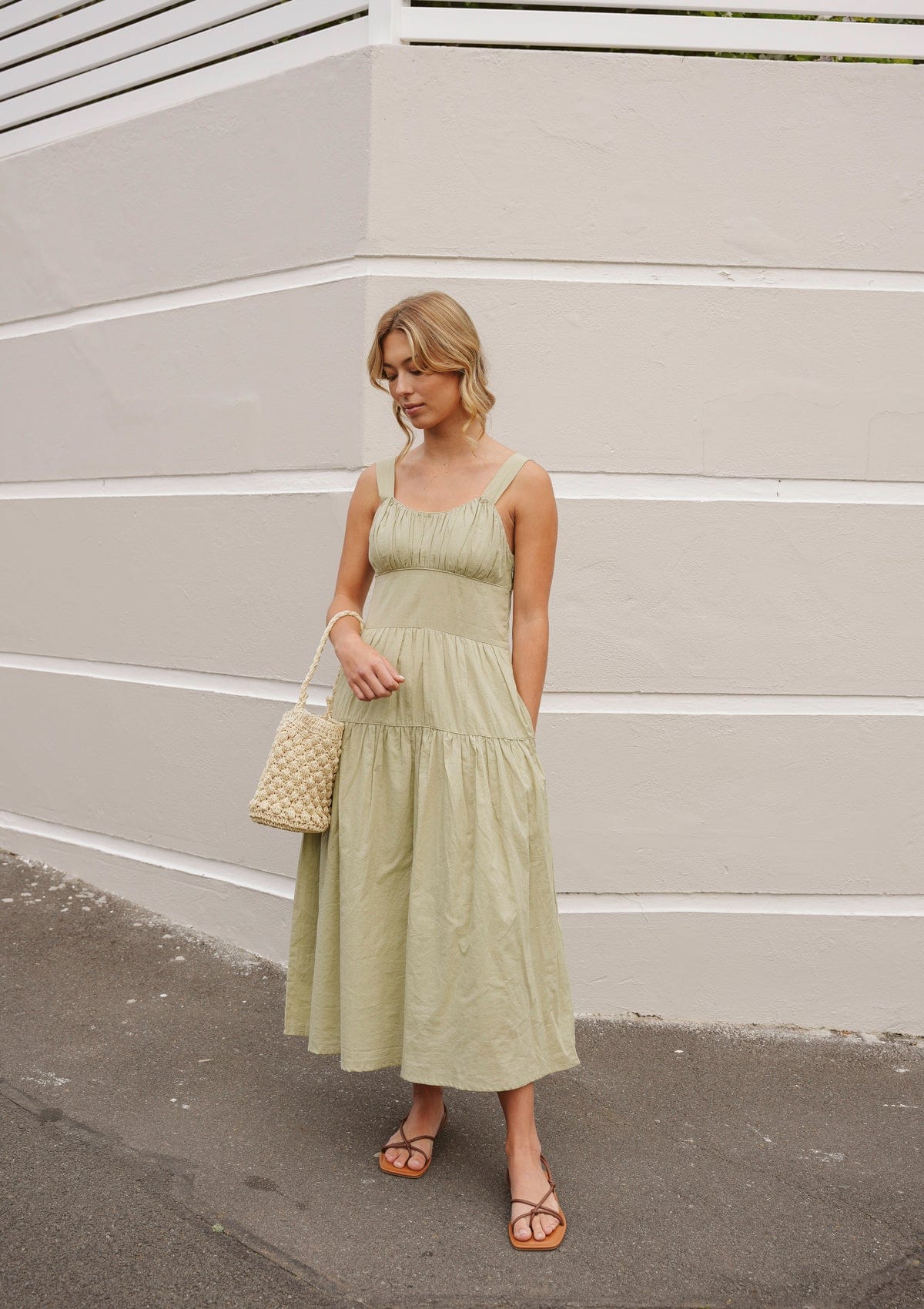 Edith Day Dress | Pond Dobby – SUSY + BAE